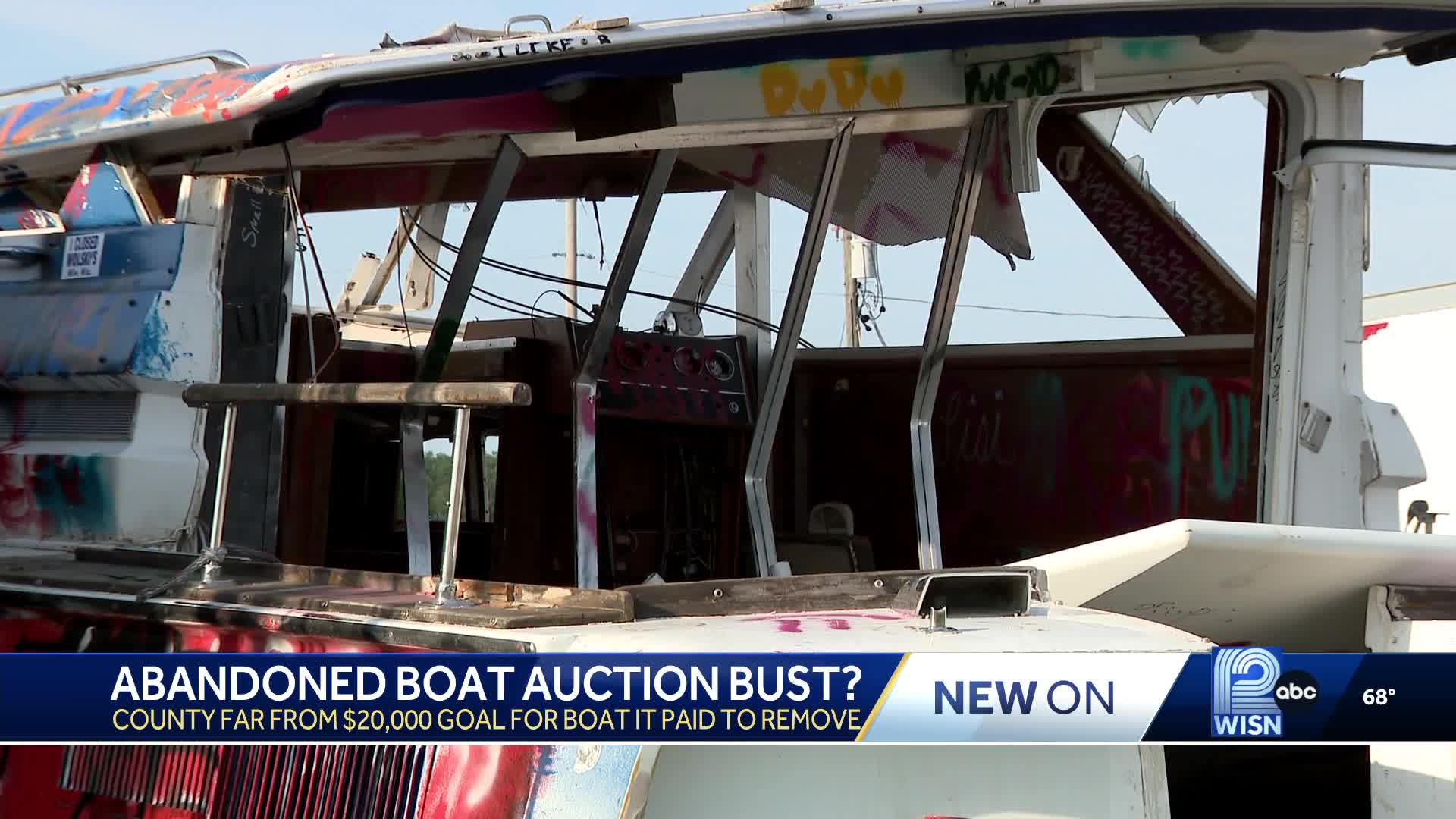 Abandoned boat auction bust?