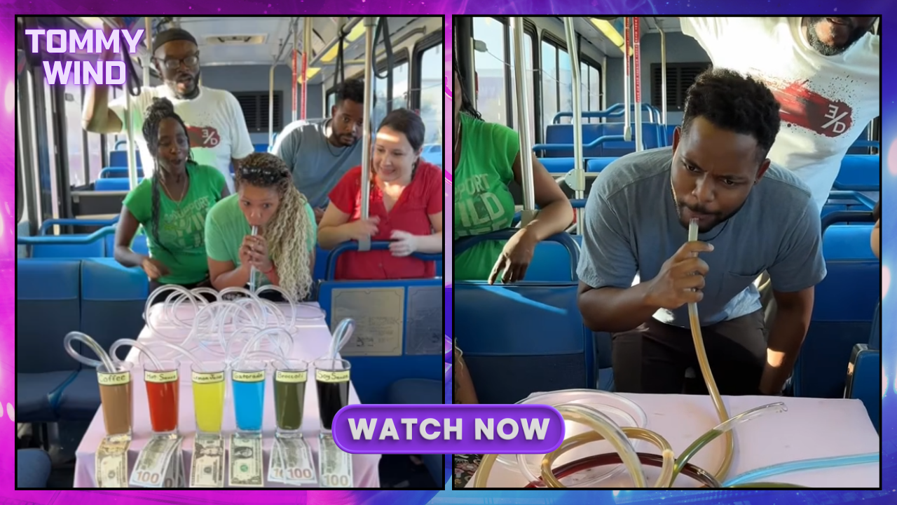 Taste Test Prize Game on a Bus – You Won’t Believe Their Reactions!