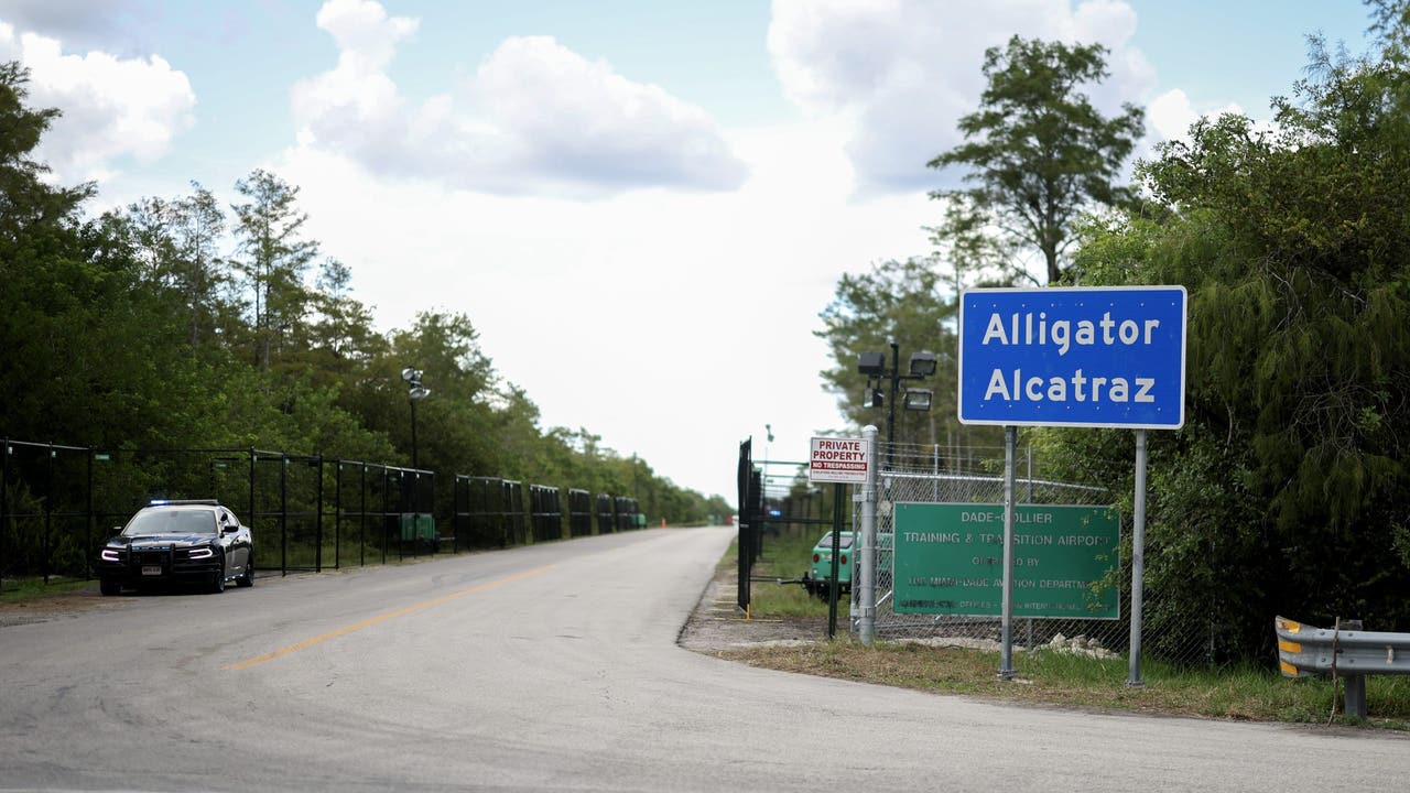 Alligator Alcatraz: Future construction stopped for 14 days at Florida ...
