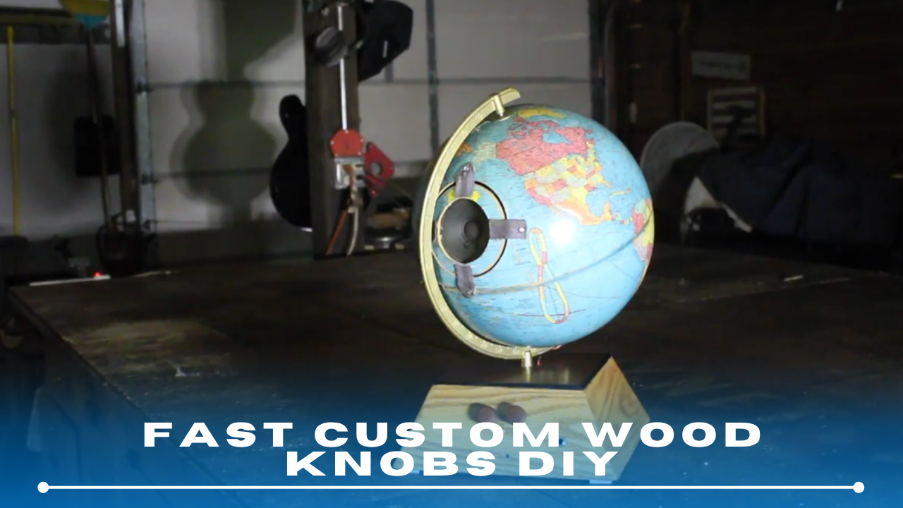 How to Make Custom Wood Knobs in Just 5 Minutes