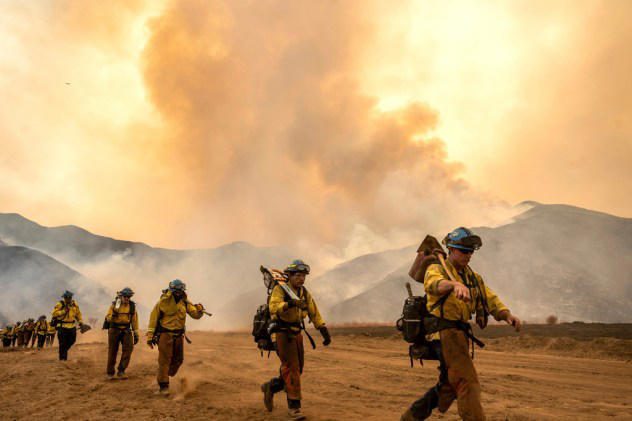Explosive wildfires tear through the West as megafires emerge