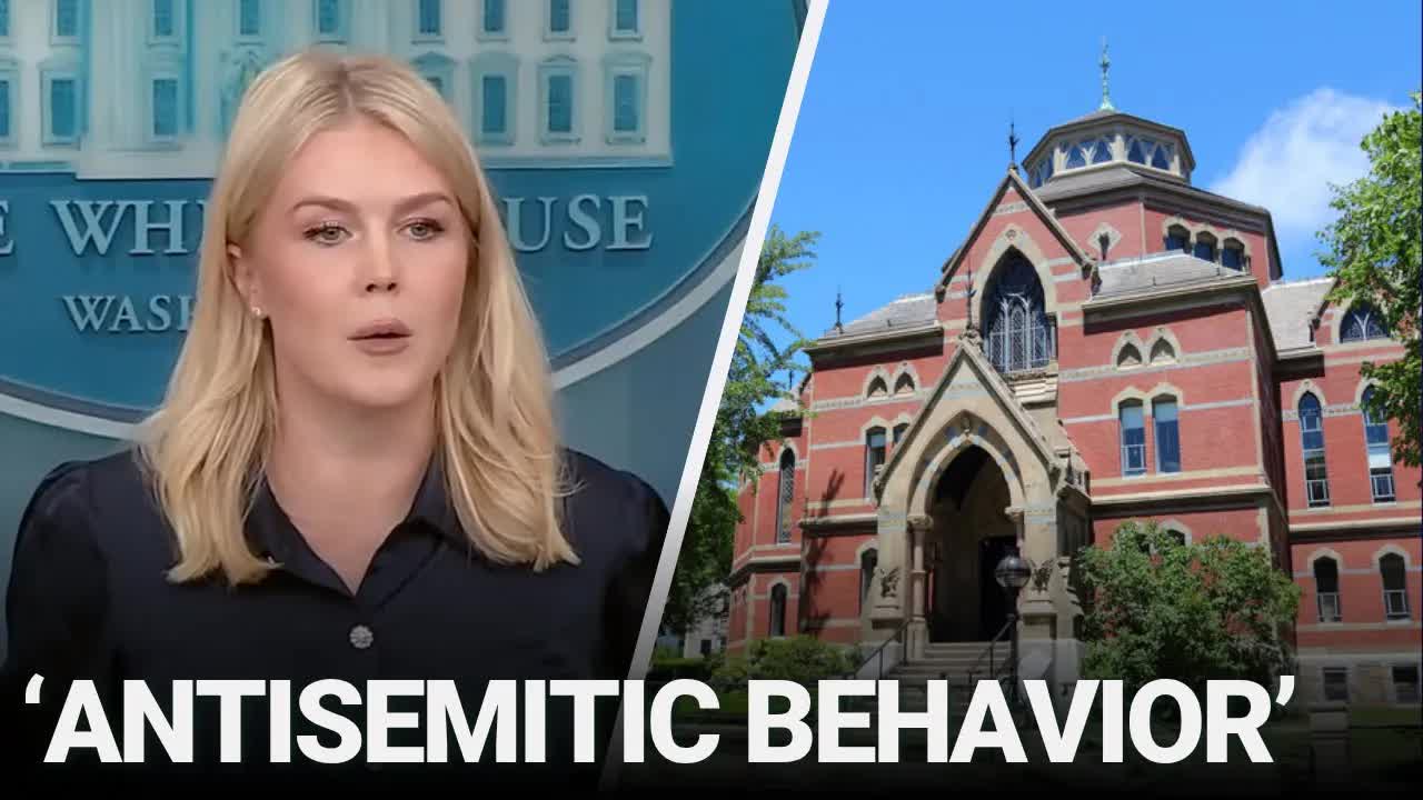 Press Sec. Leavitt on Brown University: "Yet another win to root out ...