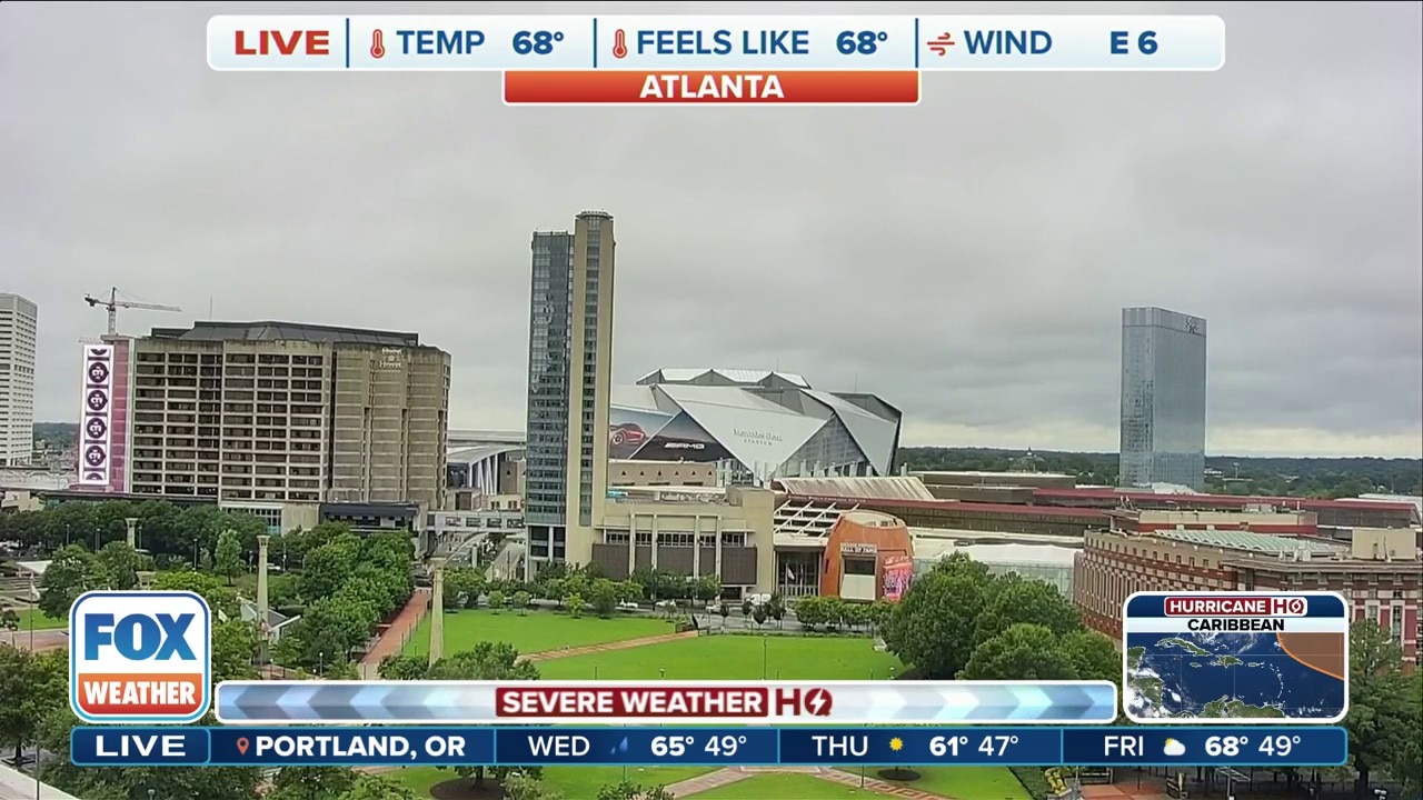 Atlanta under Flood Watch as Southeast flood threat expands