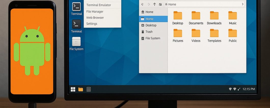 Android 16 trasforma il tuo smartphone in un PC Linux con interfaccia ...
