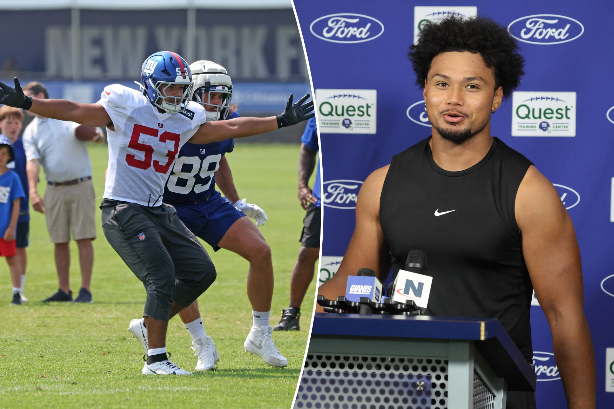 Former sixth-round pick Darius Muasau forcing way into Giants ...