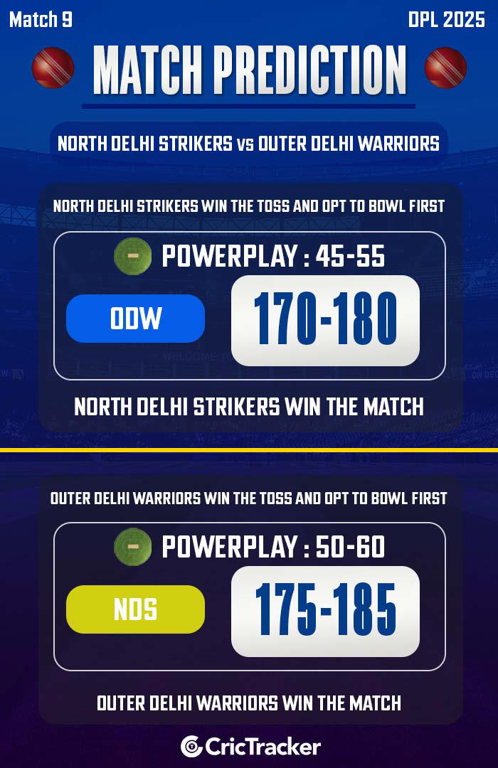 DPL 2025: Match 9, NDS vs ODW Match Prediction – Who will win today’s ...