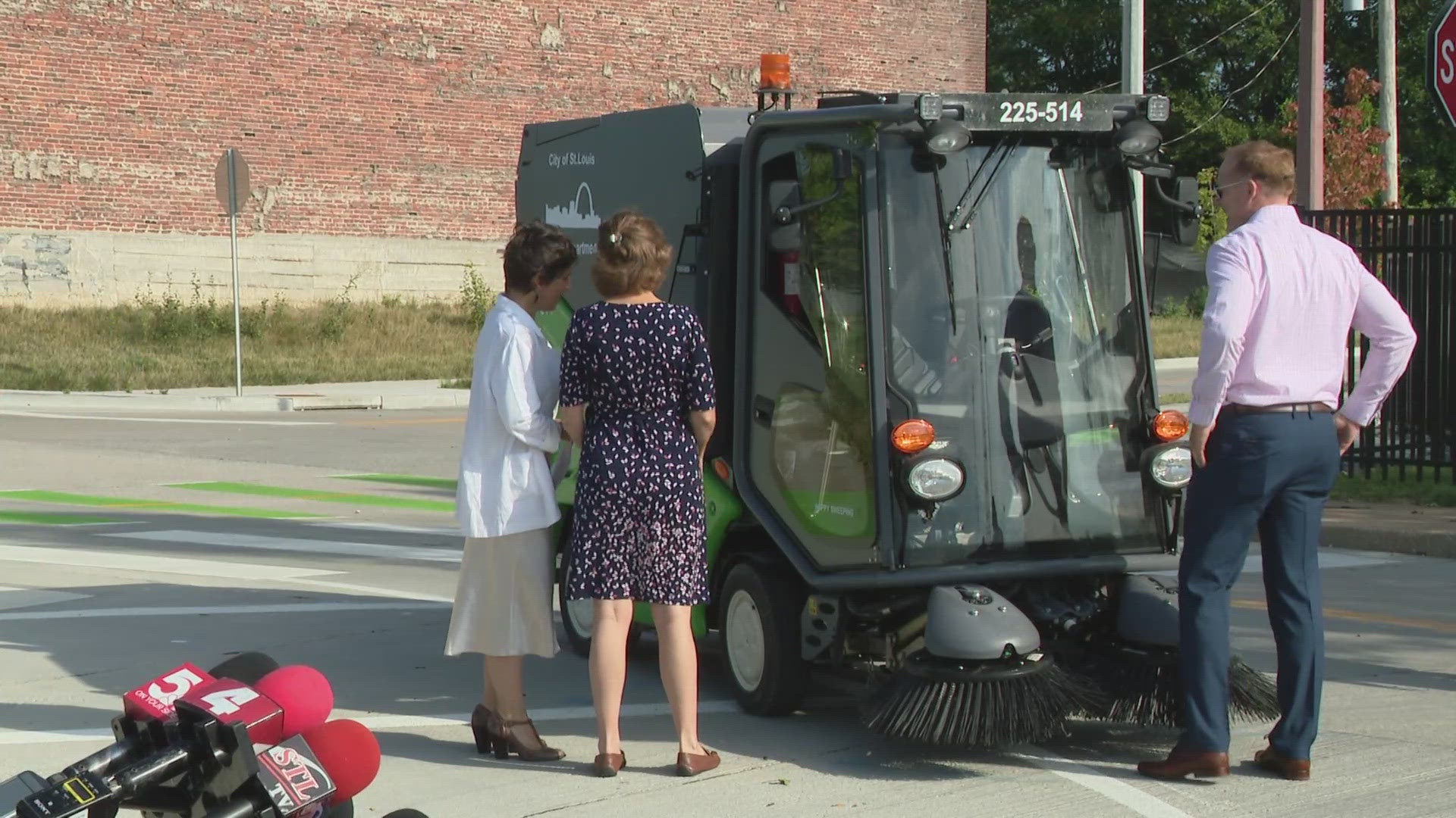 St. Louis City introduces bike lane sweeper