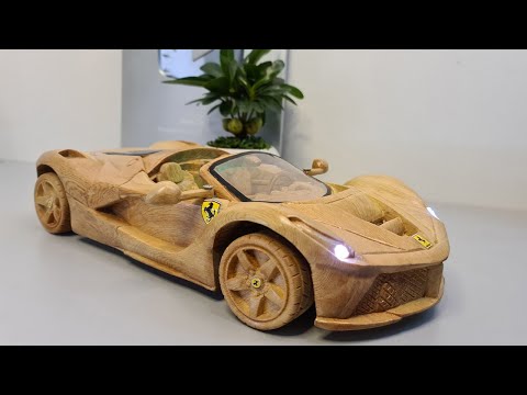 The carpenter loves super cars - Wood Carving LaFerrari Aperta for 20 ...