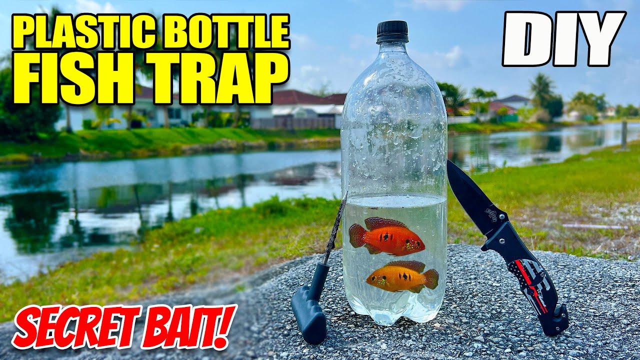 DIY Soda Bottle Bait Trap Fishing | CEO on Monster Mike Fishing