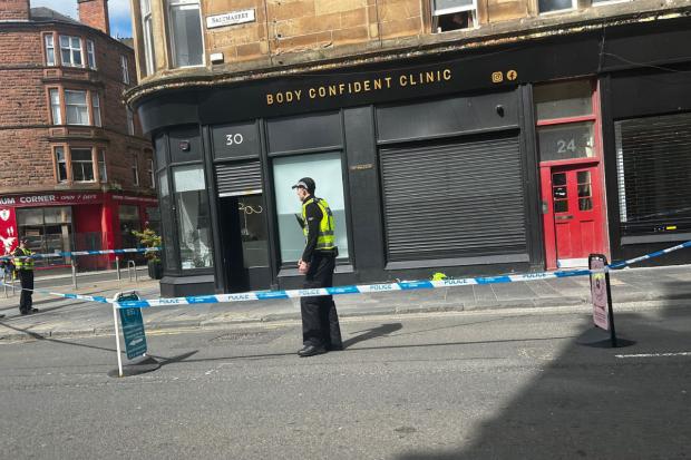 Man dies after falling out window in city centre