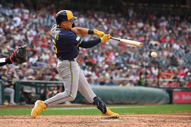 Brewers’ Isaac Collins wins NL Rookie of the Month for July