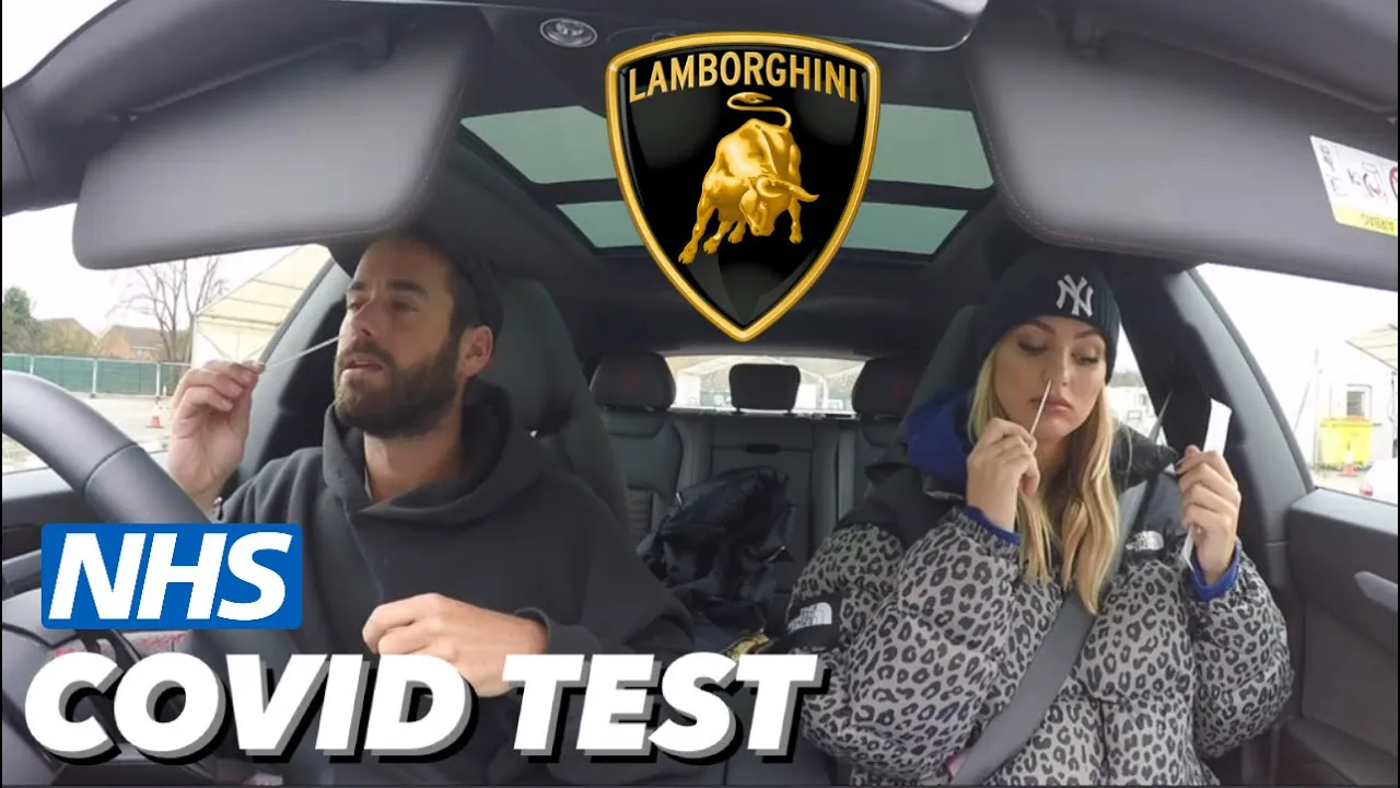 How a Lamborghini ended up at an NHS drive-through