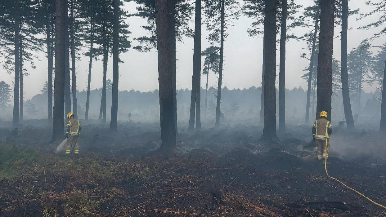 Firefighters receive 'non-stop' calls to wildfires