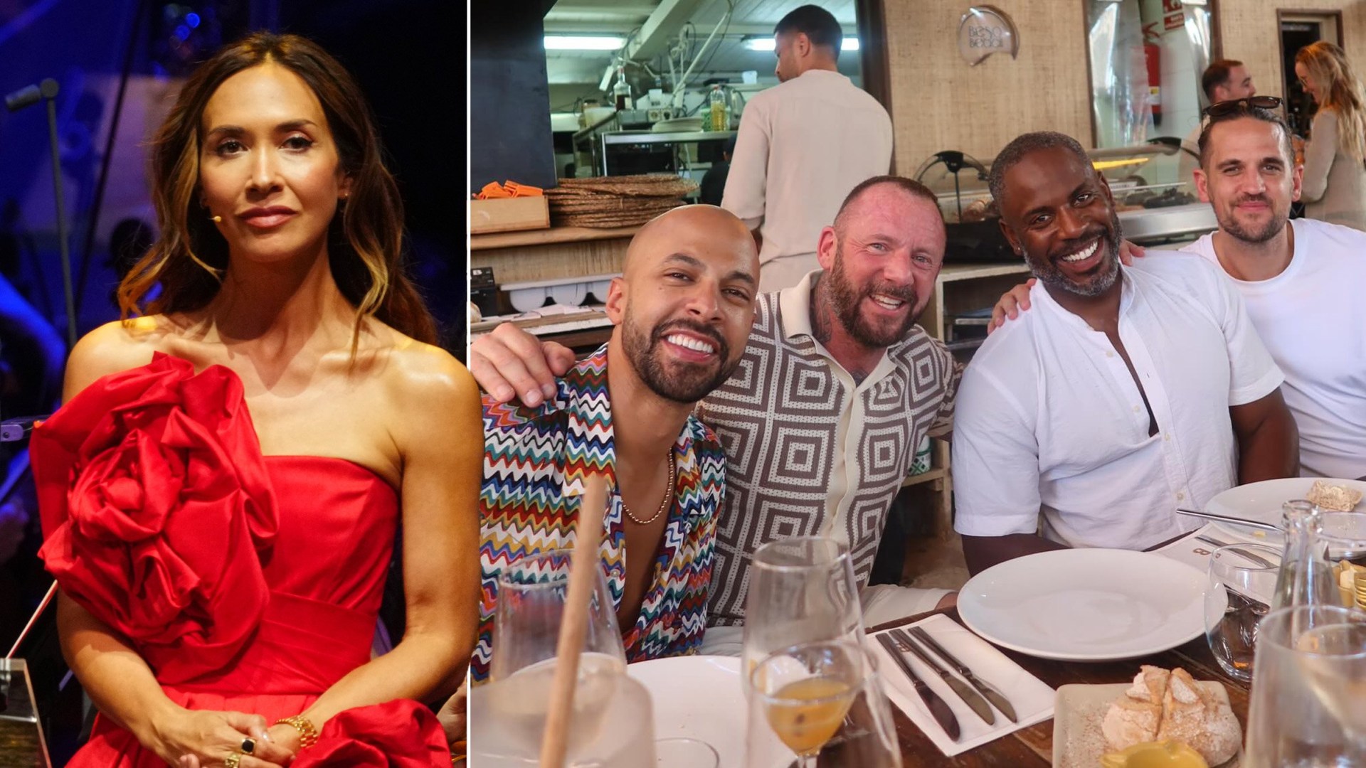 Rochelle Humes parties with Myleene Klass' ex husband