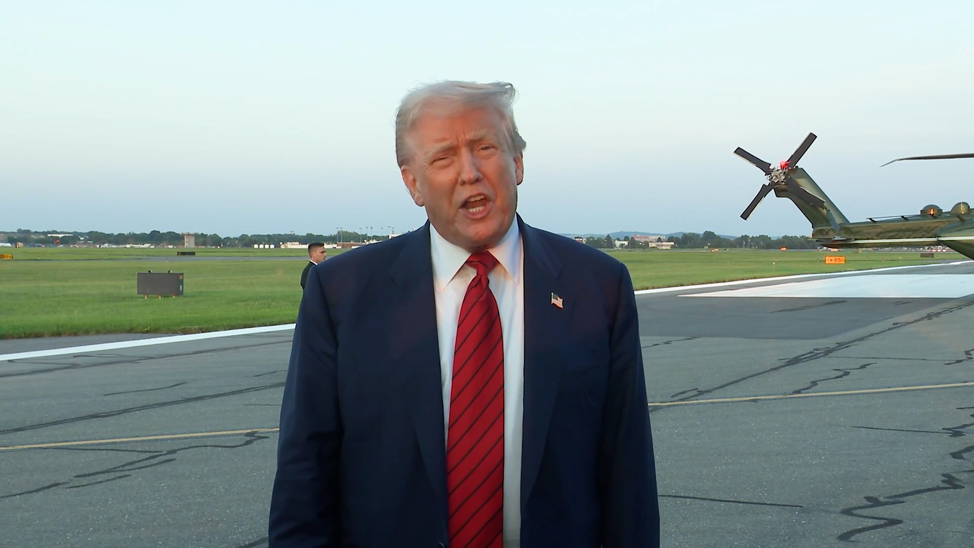 Trump says nuclear submarines are now "where they have to be"