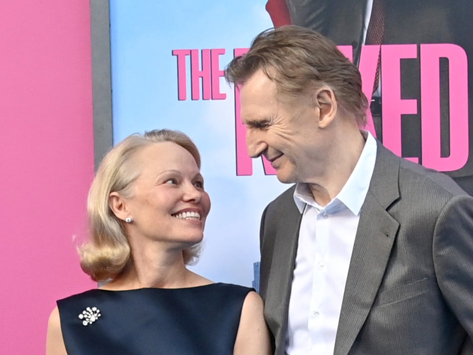 Jamie Lee Curtis gets emotional over Liam Neeson and Pamela Anderson ...
