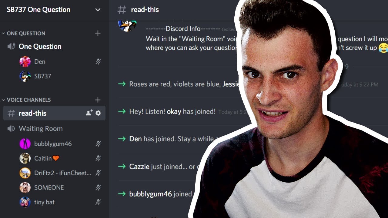 I answer your questions in a Discord QnA session