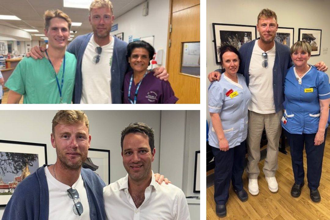 Freddie Flintoff reunites with the "absolute superheroes" who saved his ...