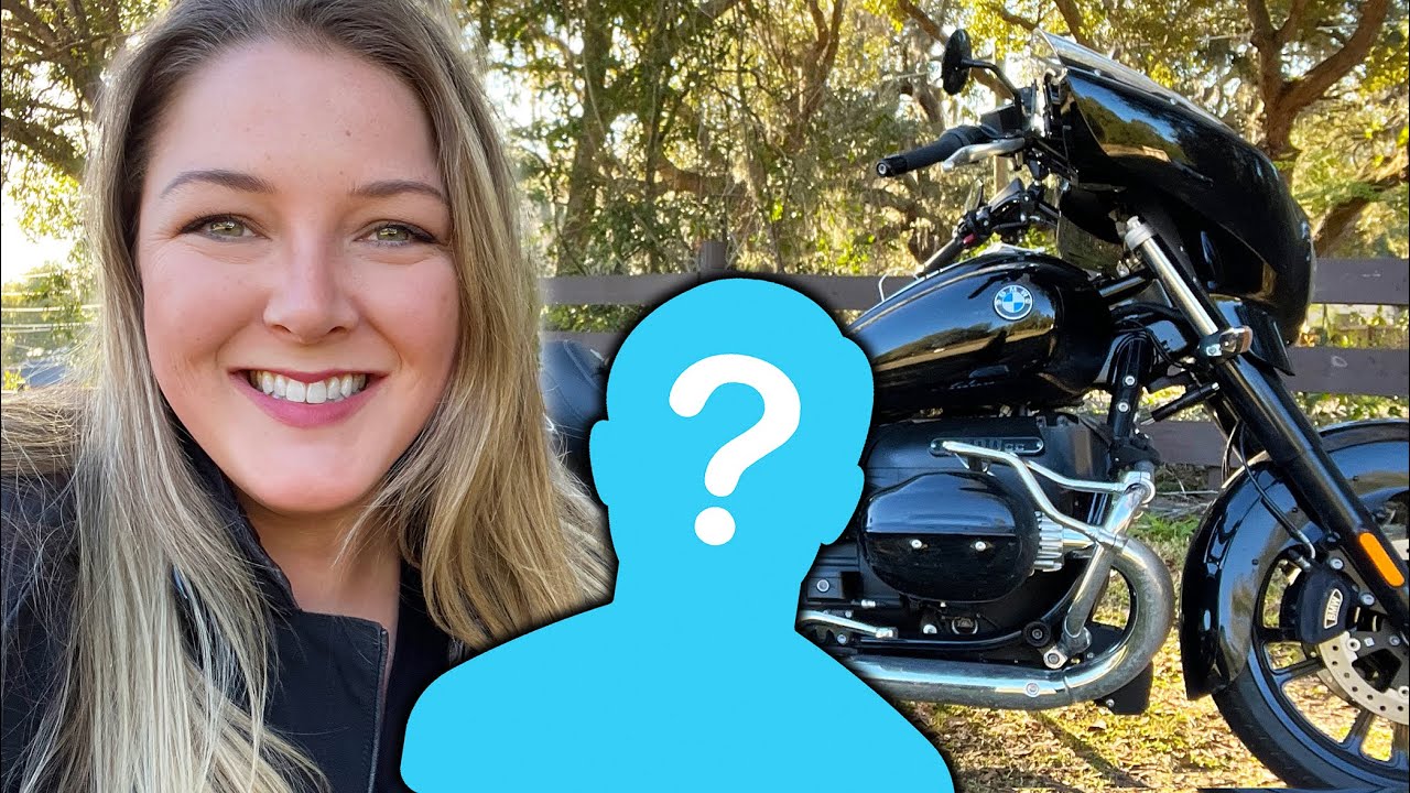 Riding my motorcycle to a date...