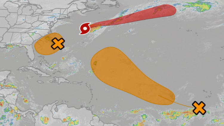Tropical Storm Dexter Heads Away From East Coast As The National ...