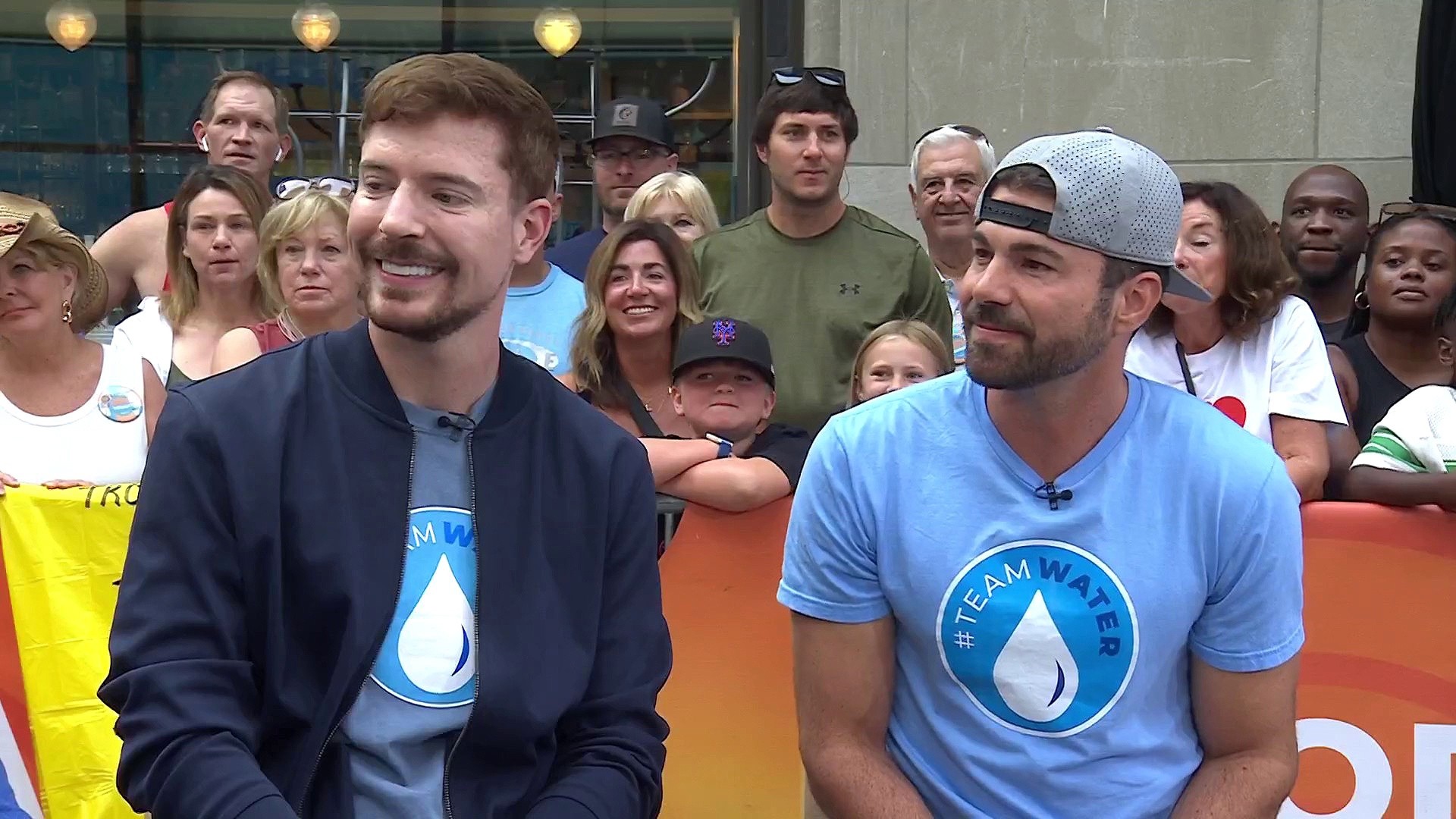 MrBeast Announces Clear Water Campaign on TODAY