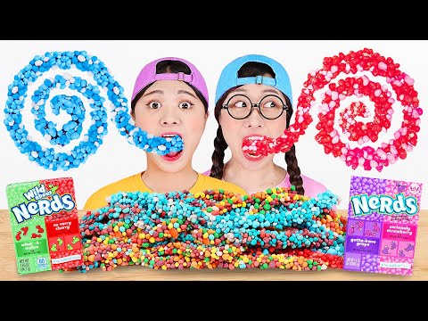 Mukbang rope jelly Nerds candy 로프 젤리 너드 캔디 먹방 DONA 도나