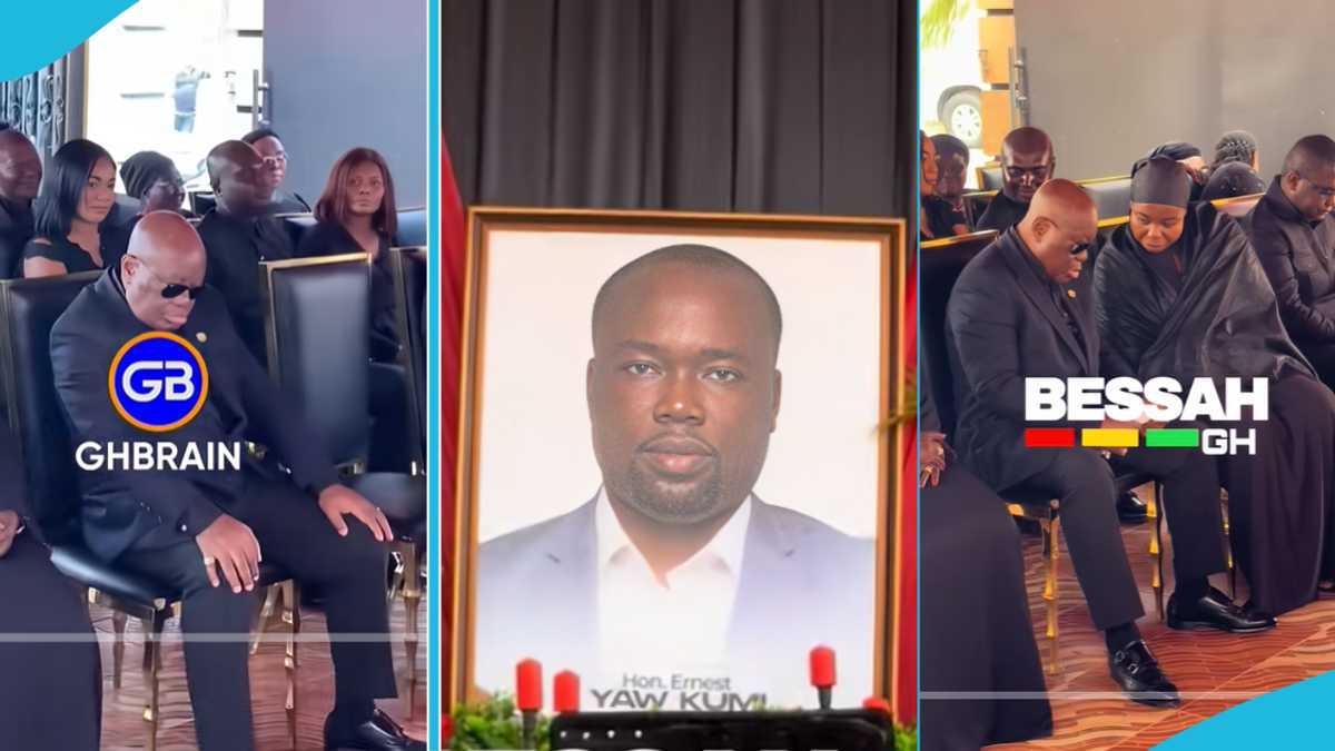 Akufo-Addo overwhelmed with emotion as he storms late Akwatia MP Ernest ...