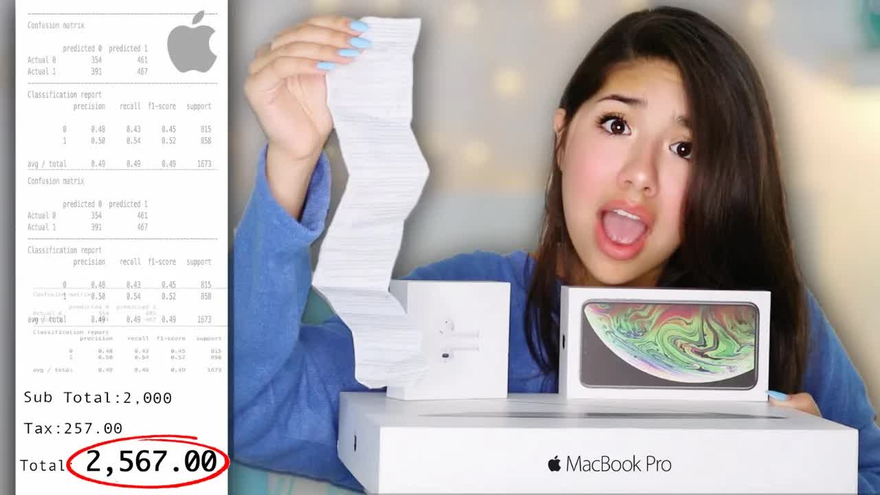 Letting the person in front of me decide everything I buy for 24 hours!