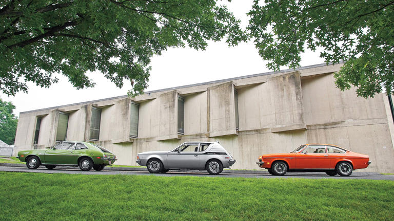 Small Blunders: 1971 AMC Gremlin X, 1973 Chevrolet Vega GT, and 1972 ...