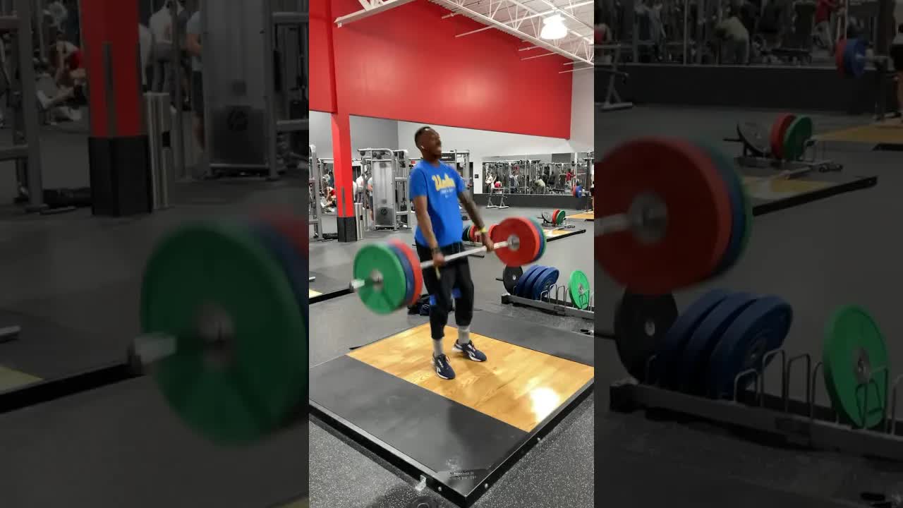 295lb Hang Power Clean x 2
