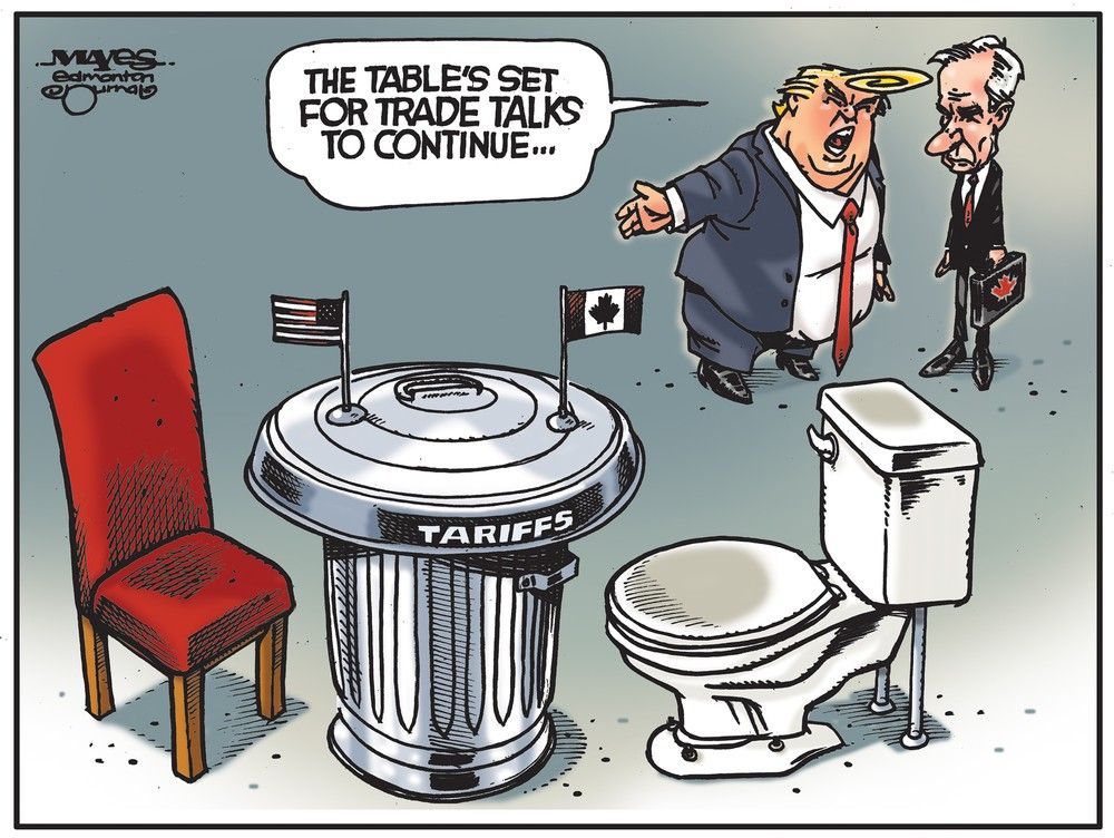 Edmonton Journal editorial cartoons for July 2025