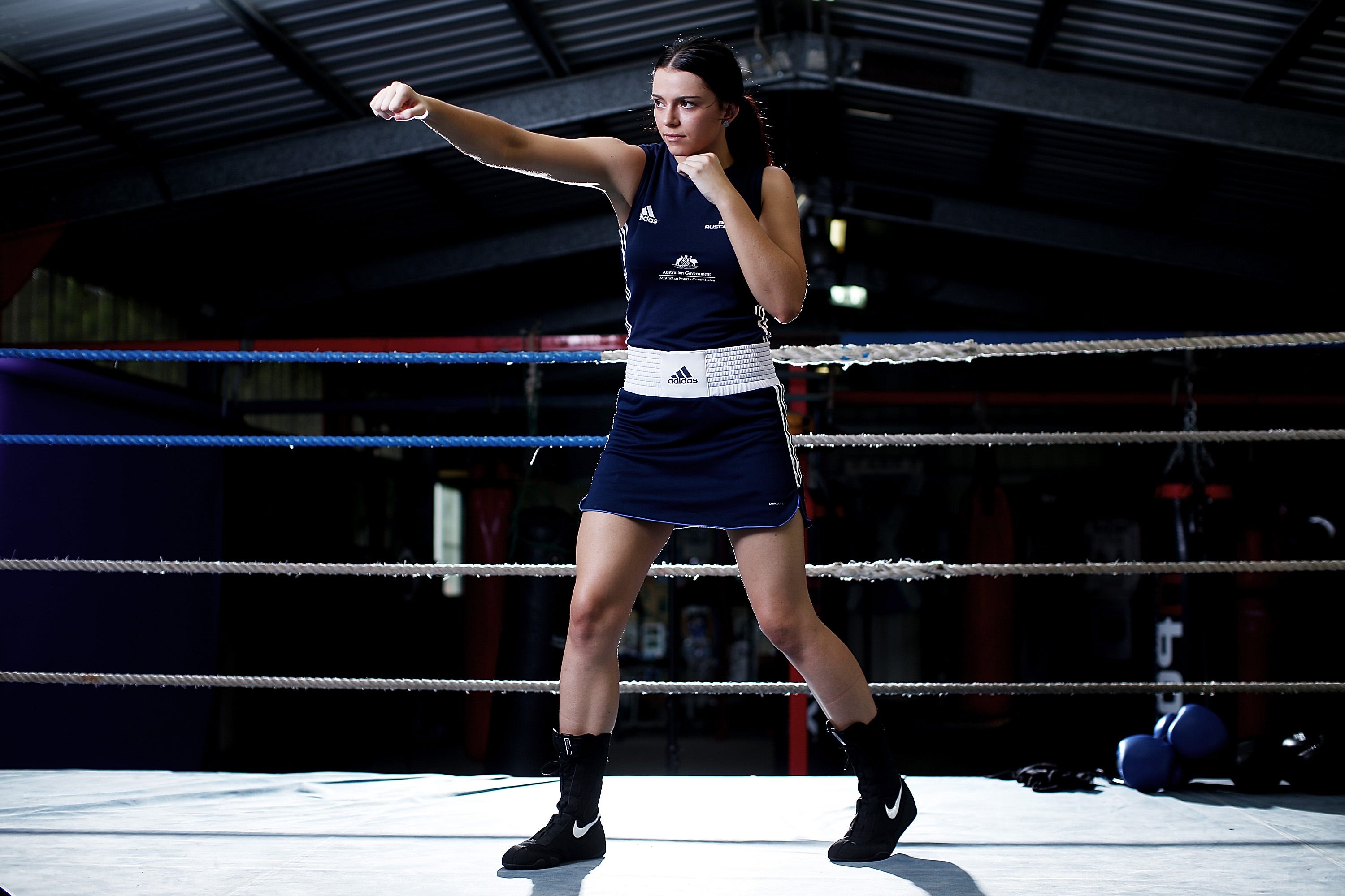Striking photos of Australian boxer Skye Nicolson