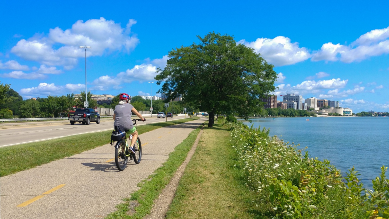 Summer biking and brewery trails in Madison Wisconsin