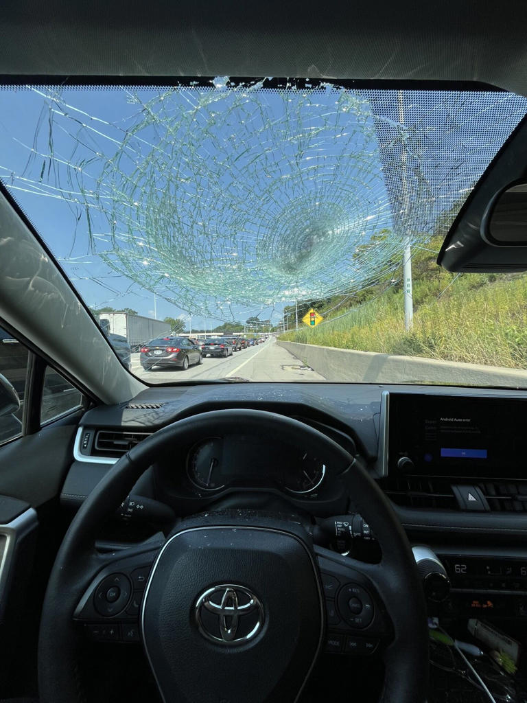 Bricks thrown off Toledo overpass shatter driver’s windshield, two 13 ...
