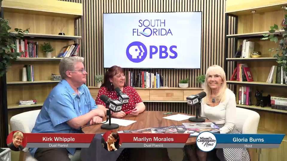 Gloria's Gab LIVE: talks with Kirk Whipple and Marilyn Morales-Whipple, Duo Pianists & Composers