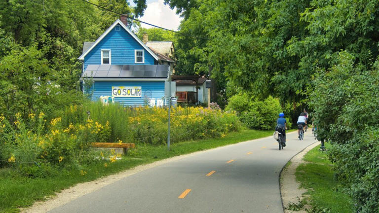 Summer biking and brewery trails in Madison Wisconsin