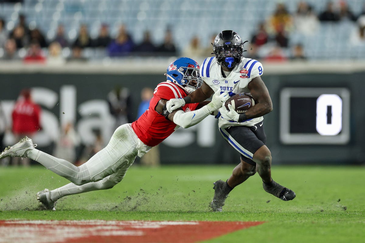 Duke RB Jaquez Moore on Doak Walker Award Watch List
