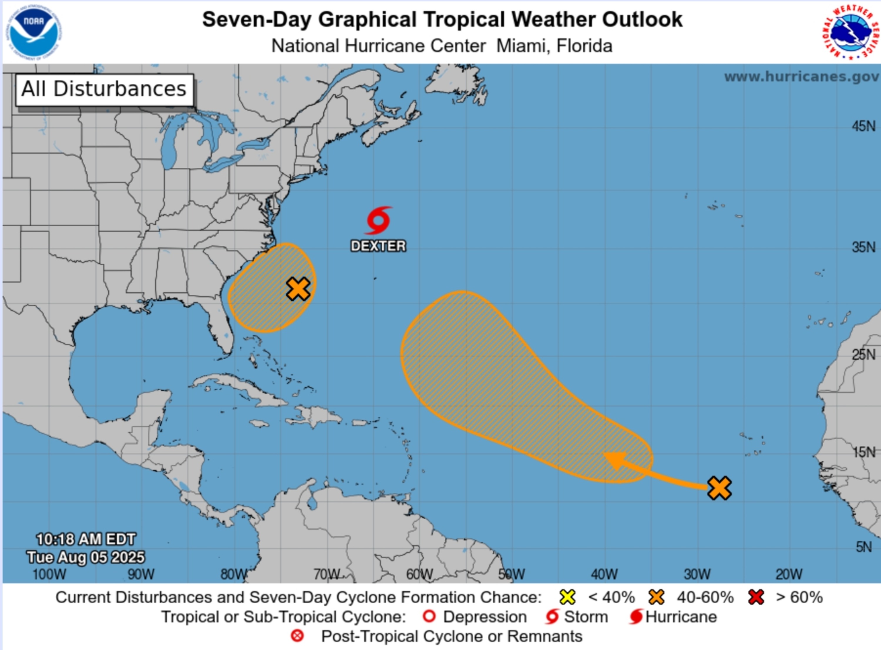 Potential Tropical Storm Erin update as chances at forming rise