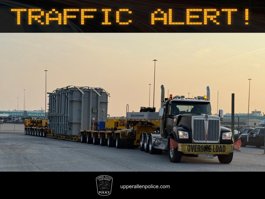 Scheduled ‘superload’ could cause delays in Cumberland County today