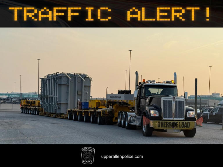 Scheduled ‘superload’ could cause delays in Cumberland County today