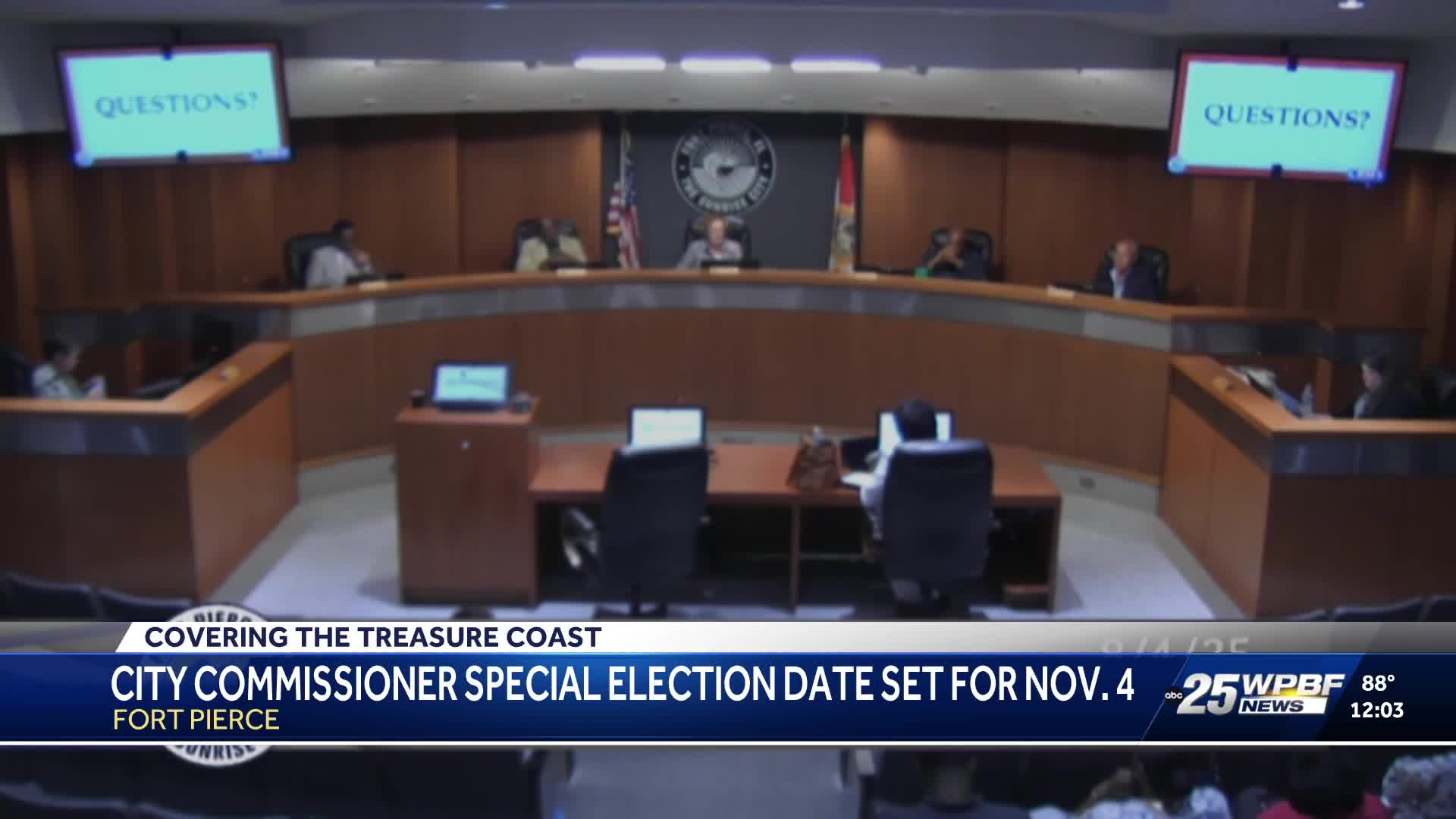 Fort Pierce sets special election date after commissioner resigns