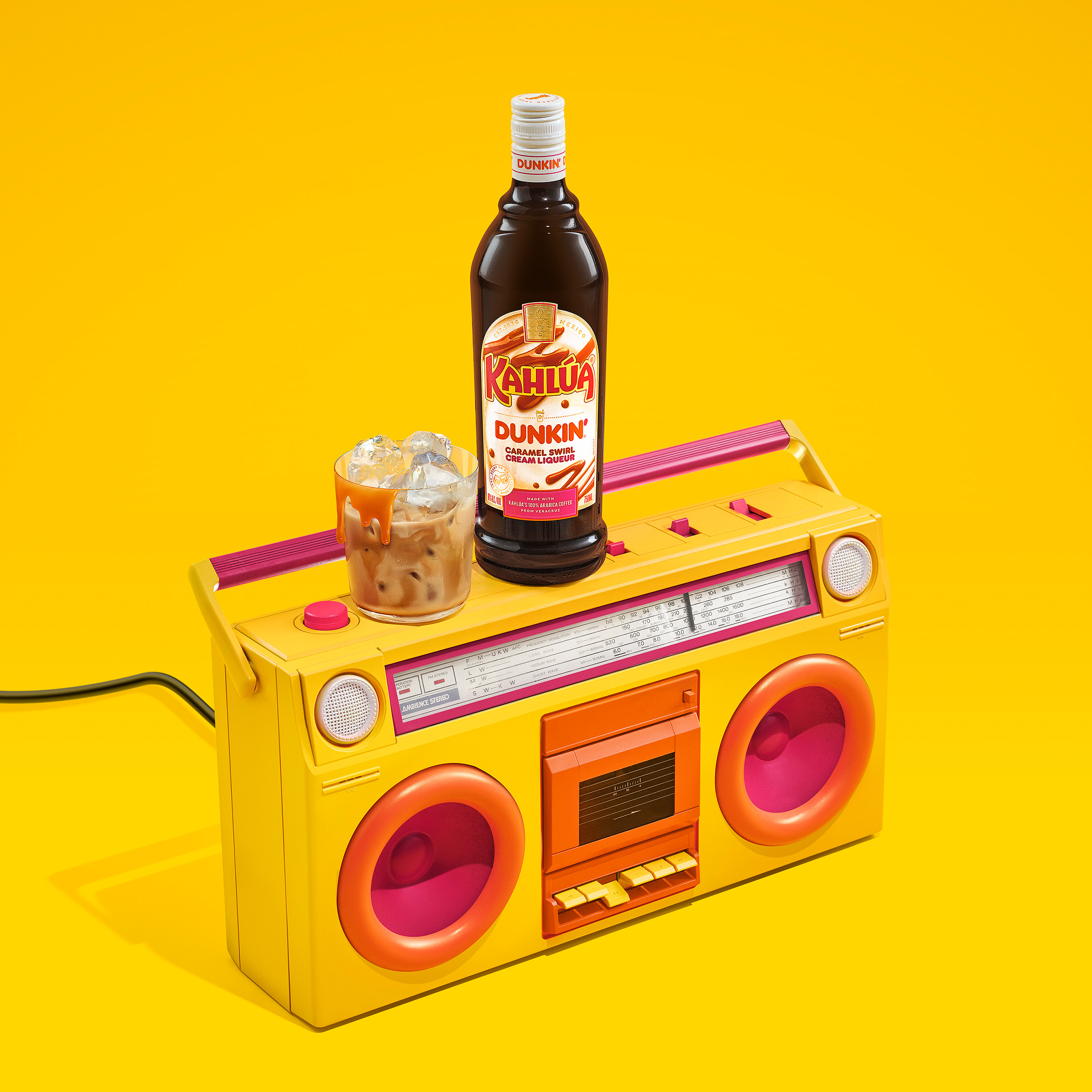 Kahlua and Dunkin’ Collaborate on Caramel Swirl Cream Liqueur