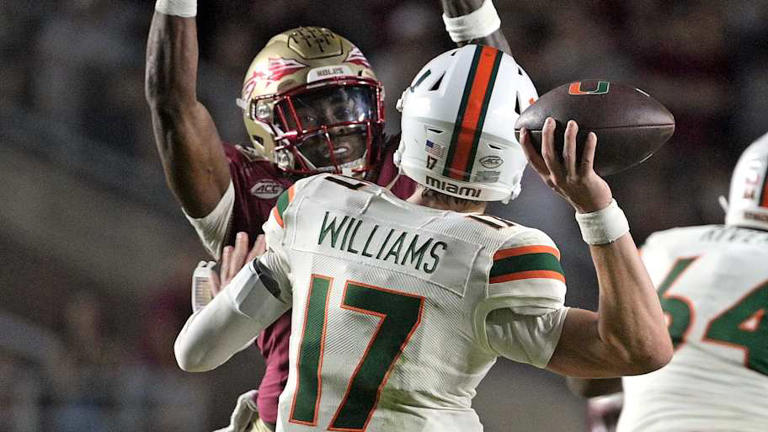 Miami's Emory Williams Embracing his 'Wake Up' Call Heading Into the ...