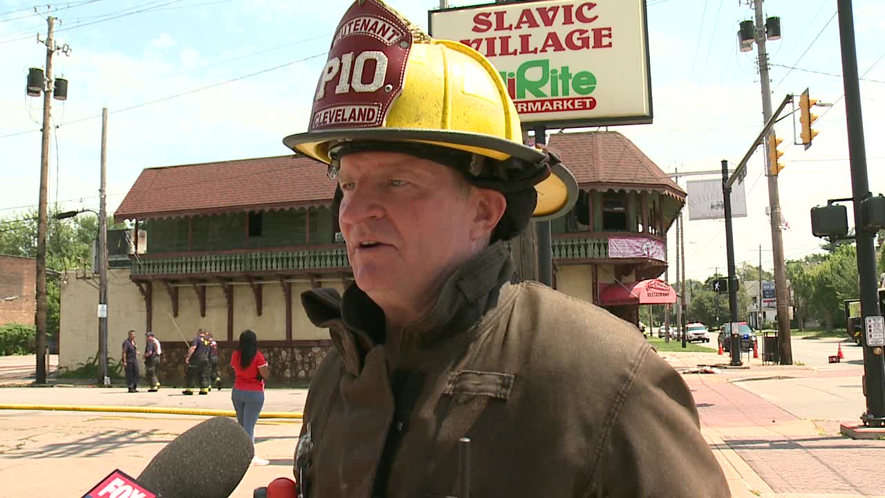 Cleveland fire chief speaks following Red Chimney fire