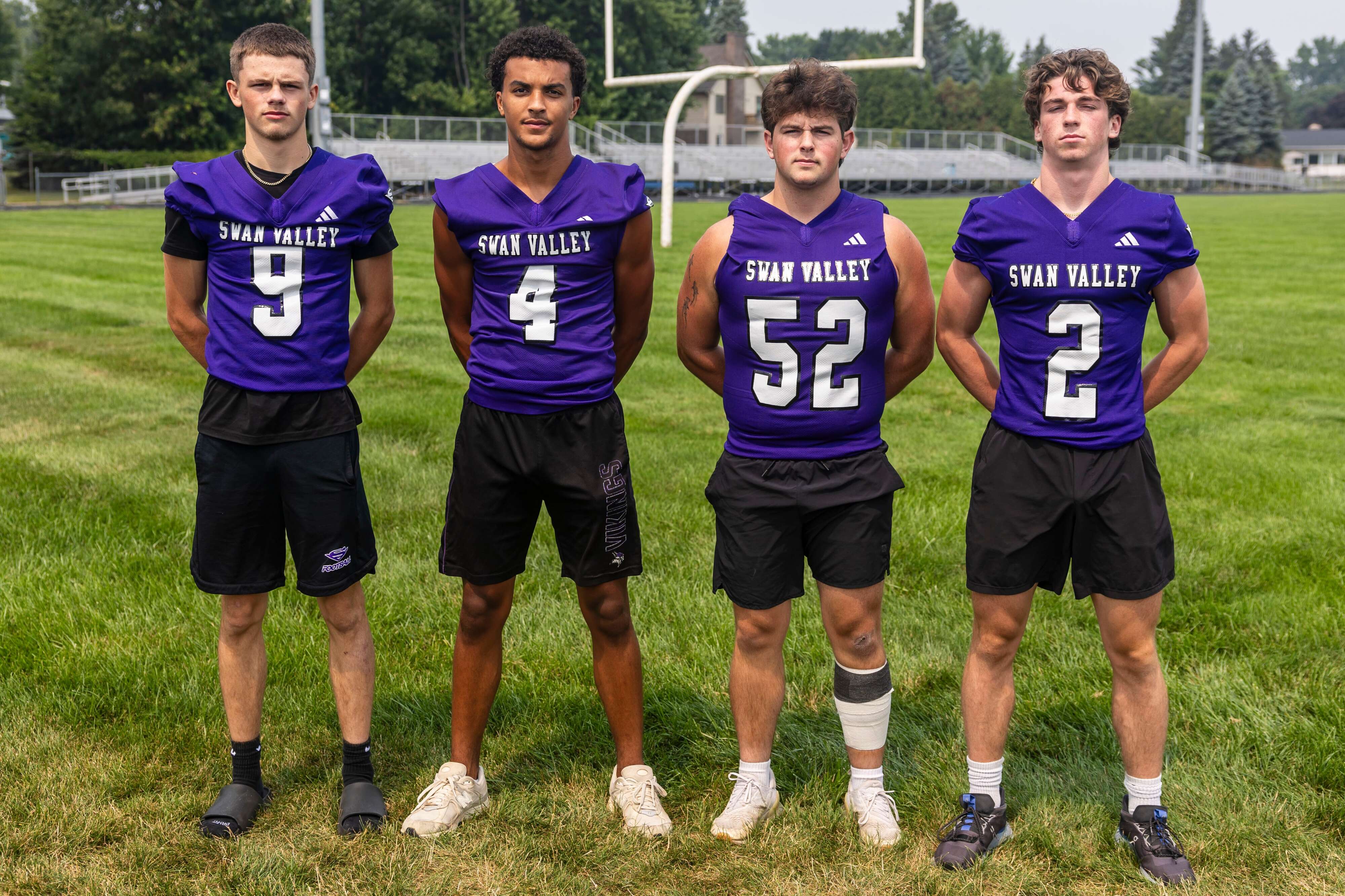 Saginaw County football players get psyched up for 2025 season