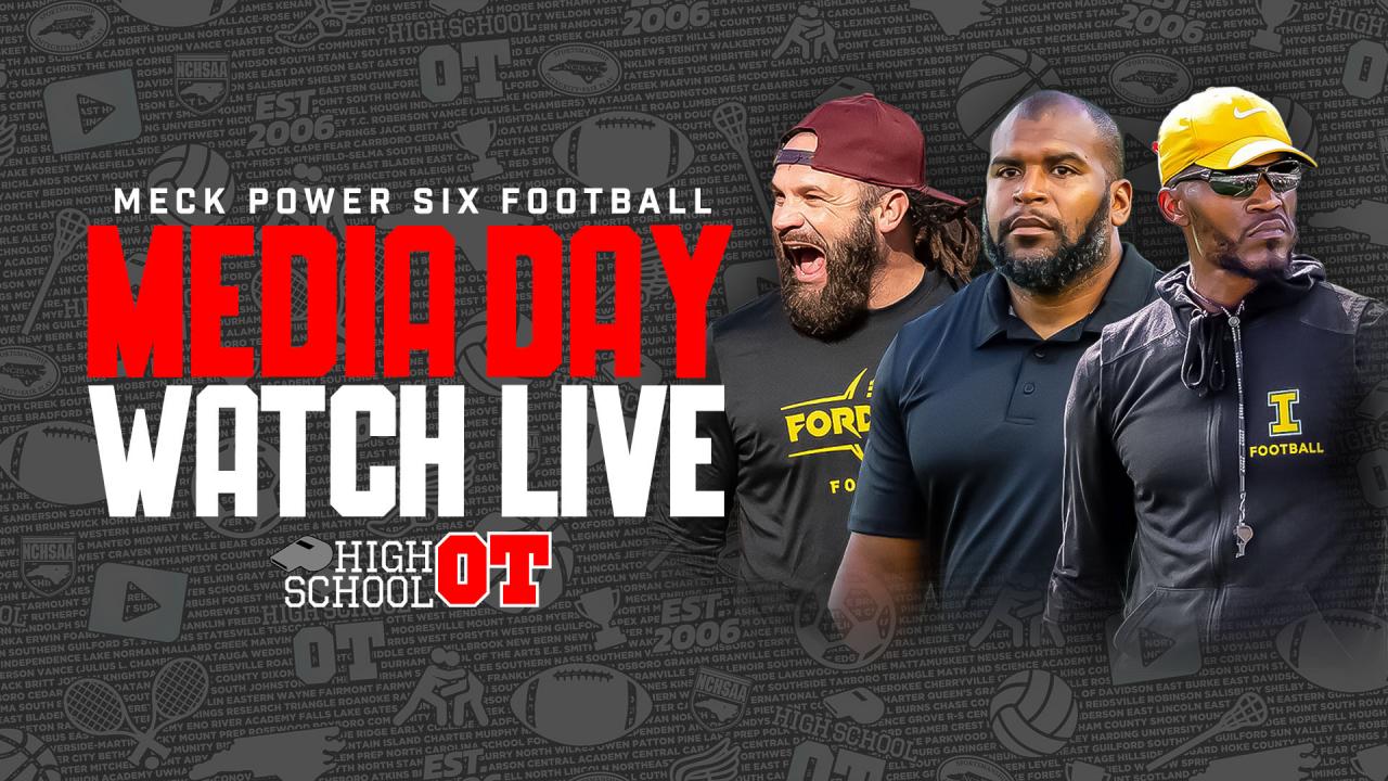 Notes, video from the 2025 Meck Power Six 7A/8A Football Media Day