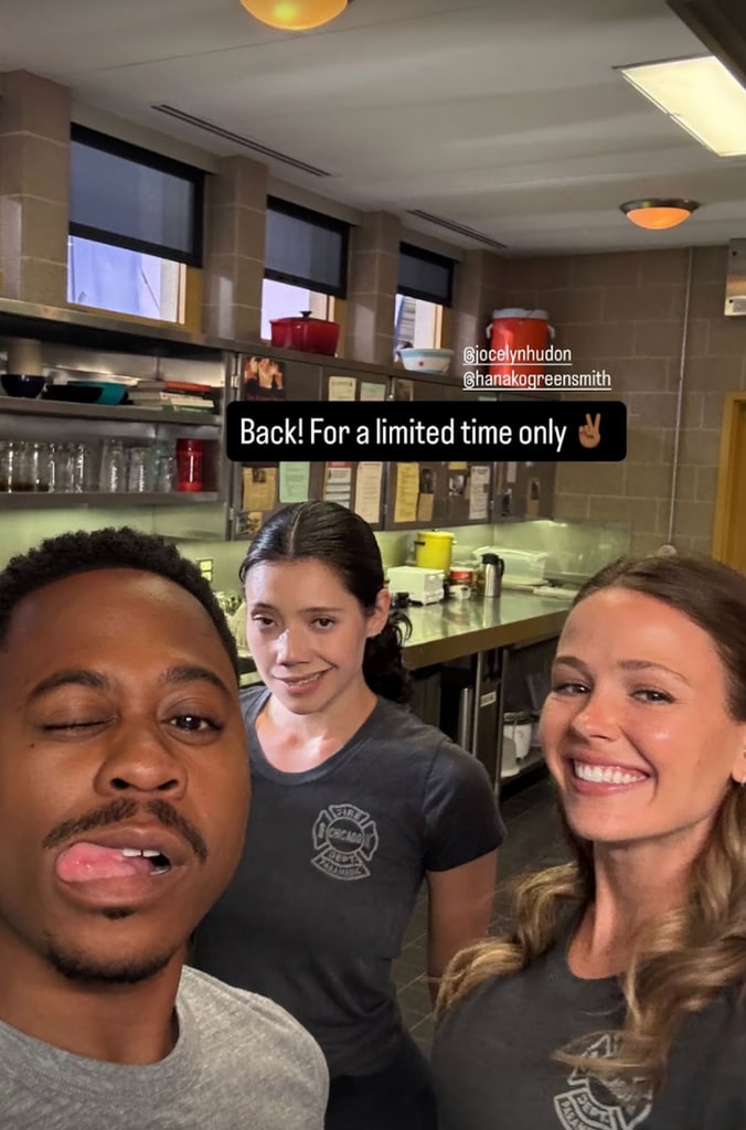 Chicago Fire star makes unexpected return to filming weeks after show exit