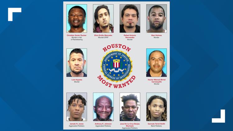Shortly after FBI released Houston's 10 most wanted, one of them was ...