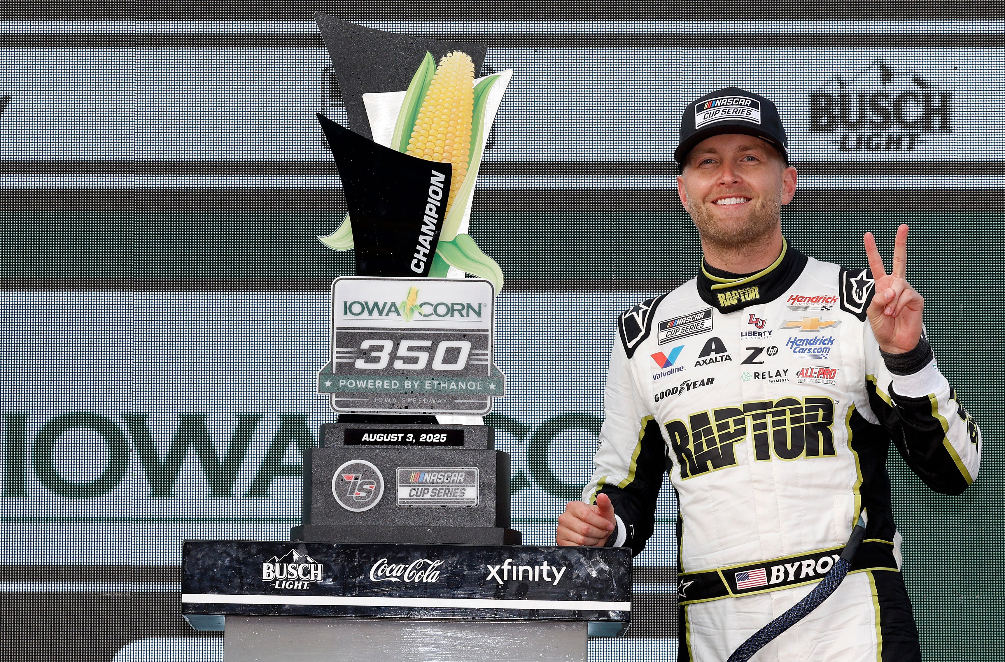 William Byron discusses big NASCAR Cup win at Iowa in August 2025