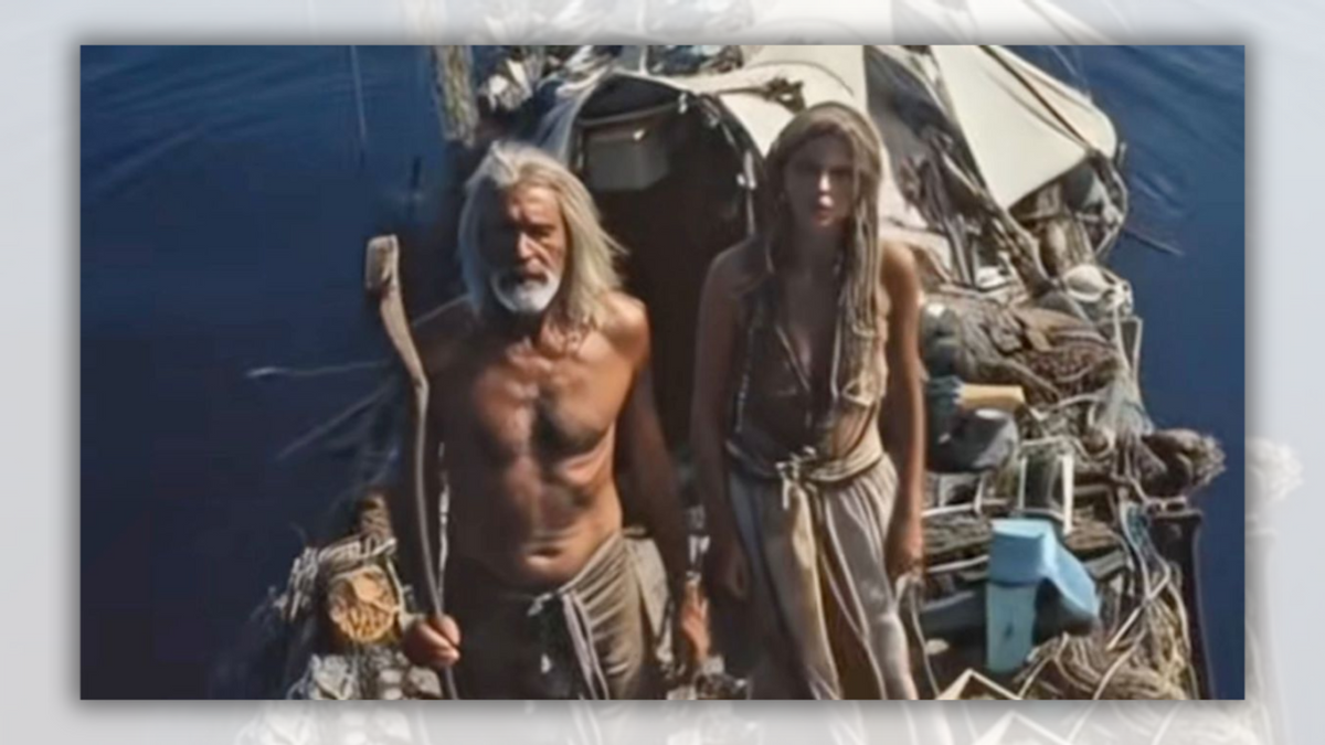 Video shows couple found alive after 25 years lost at sea?